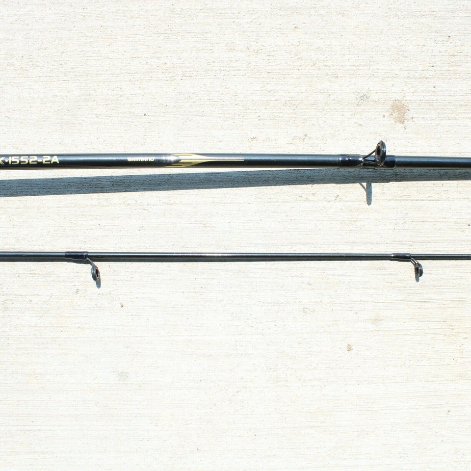 VTG Shimano FX-1552-2A Pistol Grip Bass Fishing Casting Rod 5ft 6in 2pc ...