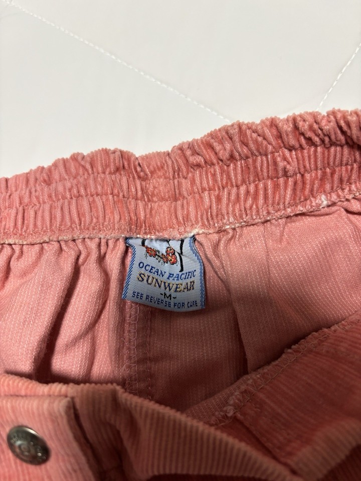 Vintage Ocean Pacific Sunwear Corduroy 2” Shorts Size M OP Surf Beach ...