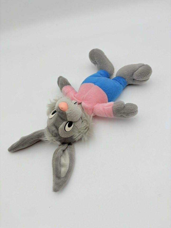 Disney Brer Rabbit Plush Splash Mountain Bean Bag Stuffed Toy Pink Blue ...
