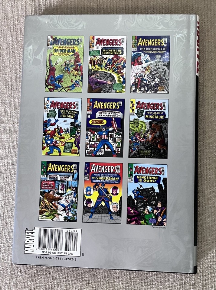 MARVEL MASTERWORKS: AVENGERS Vol 2 Marvel Comics Hardcover Graphic ...