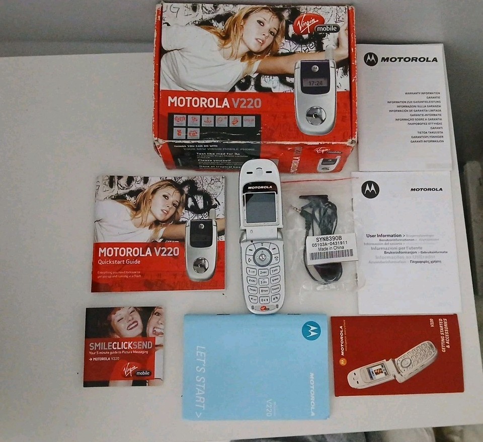 Motorola V220 - Silver Mobile Phone | eBay UK