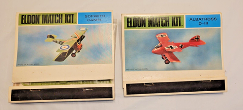 Pair of Vintage 1968 Eldon Match Kits, Albatross D-111 and Sopwith Camel | eBay