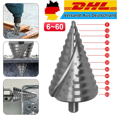 HSS Titan Fräser Senker Stufenbohrer Konusbohrer Schälbohrer ...