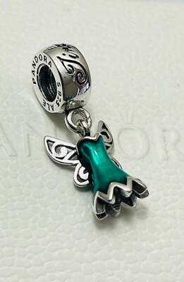 Pandora Charm Disney Tinker Bell's Dress Christmas Green Enamel Happy ...