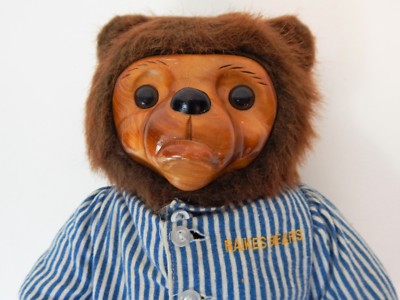 Robert Raikes Bears Wood Face "Pouty" Bear 12057/15000 | eBay