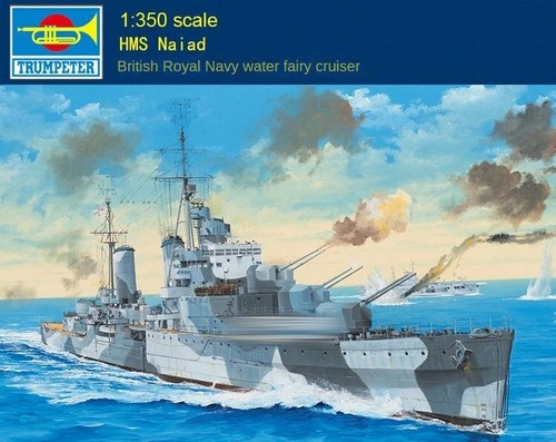 Trumpeter 05366 1:350 Scale HMS Naiad Plastic Model Warship Kit | eBay UK