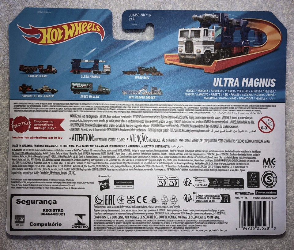 Hot Wheels Transformers Track Fleet Ultra Magnus NEW FAST SAME DAY ...