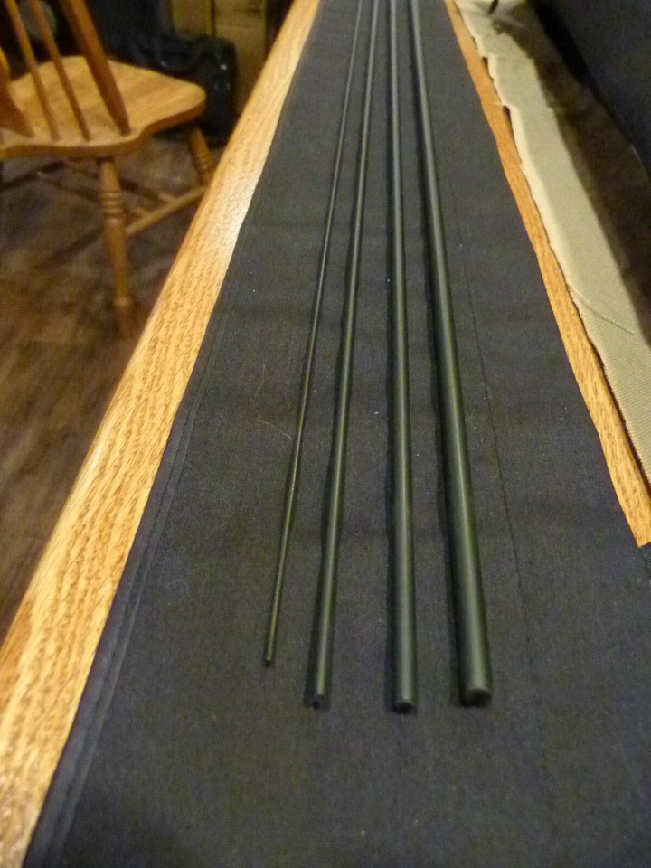 Graphite FTX IM6 Matt Green Fly Rod Blank 9' 5wt 4-piece, Rod Building ...