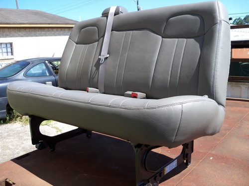 18-24 Chevy Express/GMC Savana Van Rear 2nd/3rd row 3-passenger Gray ...