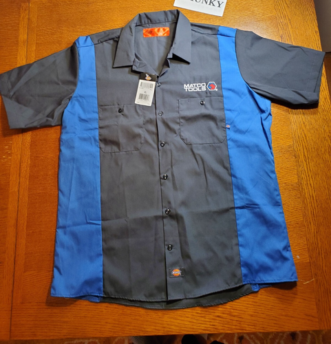 NEW Dickies •Matco• Tools, Short Sleeve Button Up Shirt XL Mechanic Hot ...