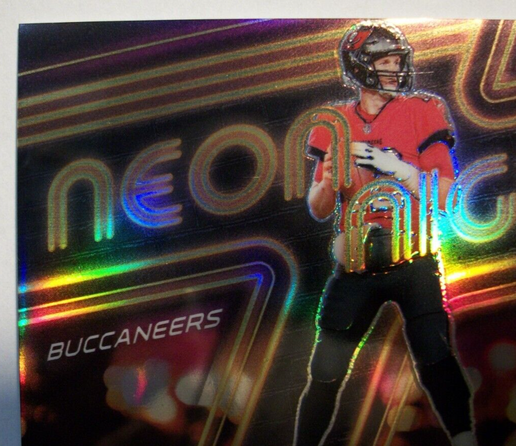 2022 SPECTRA TOM BRADY NEON LIGHTS PRIZM SSP INSERT #NN-6 SUPER RARE ...