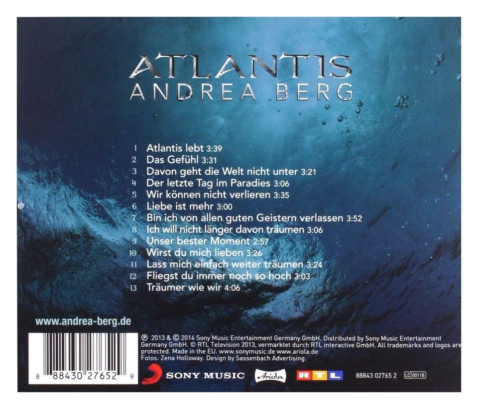 Andrea Berg Berg Andrea: Atlantis (CD) (US IMPORT) | eBay UK