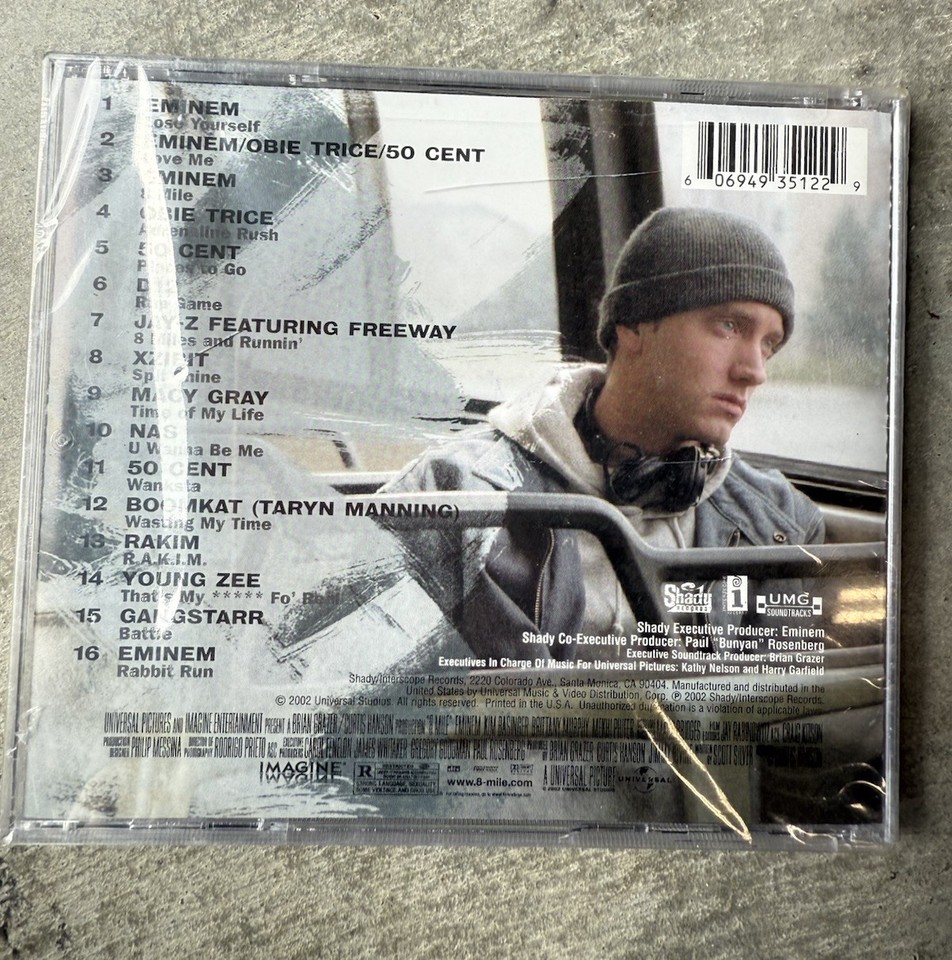 8 Mile (Music from and Inspired by the Motion Picture)Various (CD,2002 ...