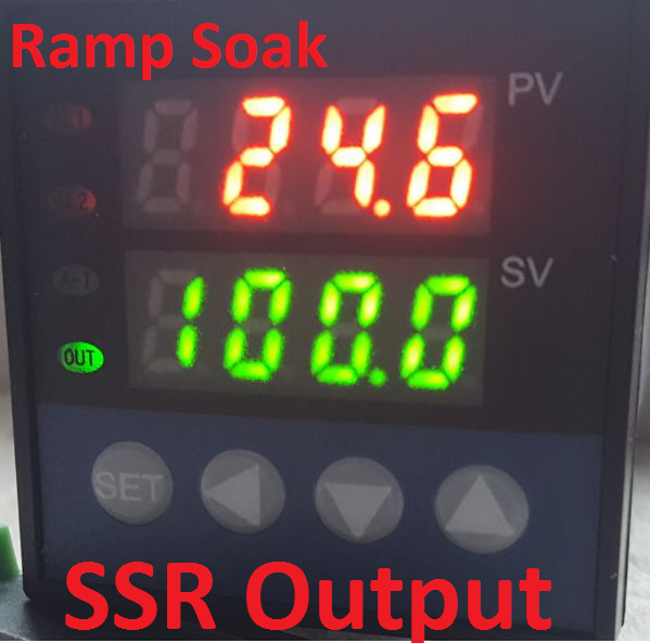 Programmable PID Temperature Controller Ramp Soak Kiln 60 Segment SSR ...