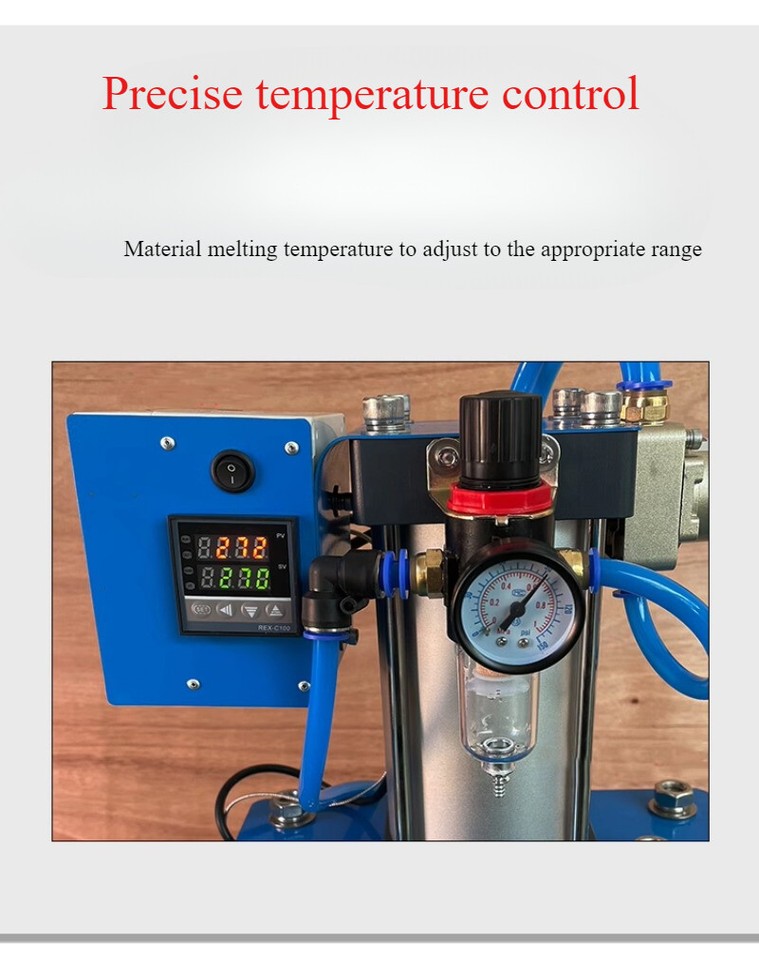 Small Vertical Pneumatic Injection Molding Machine Desktop Type Rubber ...