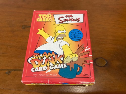 The Simpsons Top Cards Slam Dunk Card Game (2001) Reiner Knizia aka It ...