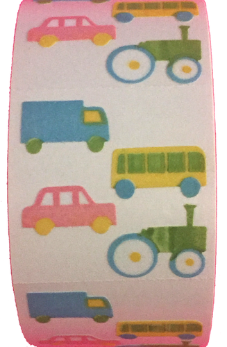 400 Toy Car Stickers in roll of 100 modules 2" x 2", each sticker 1.00 ...