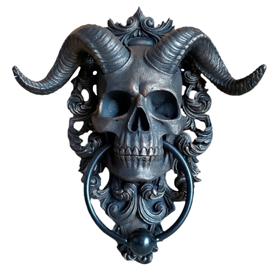 Demon Skull With Horns