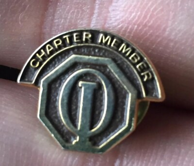 Vtg Optimist International IO Charter Member Lapel Pin Gold Tone EUC ...