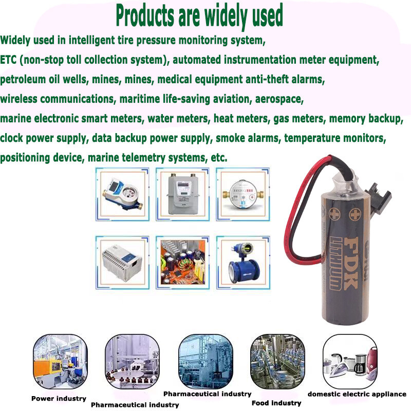 20X FUJI FDK CR8.LHC 17450 3V CR8-LHC Battery for Toto Flush Valve with ...