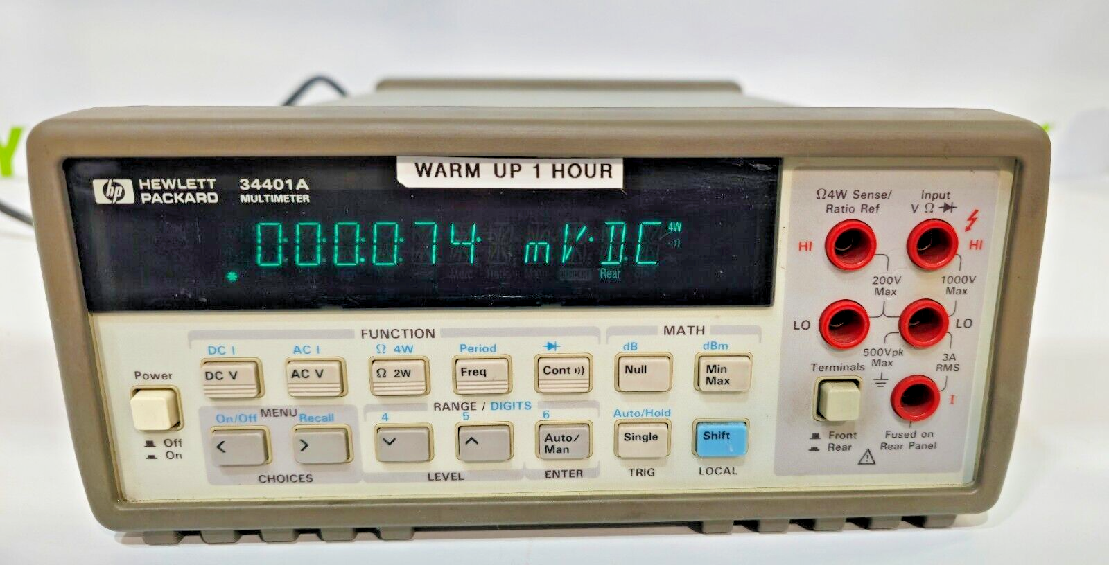 HP / Agilent 34401A Digital Multimeter, 6½ Digit | eBay