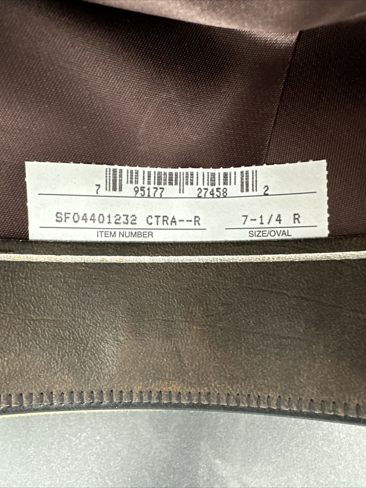 The Gun Club By Stetson Catera Cowboy Hat 7 1/4 | eBay