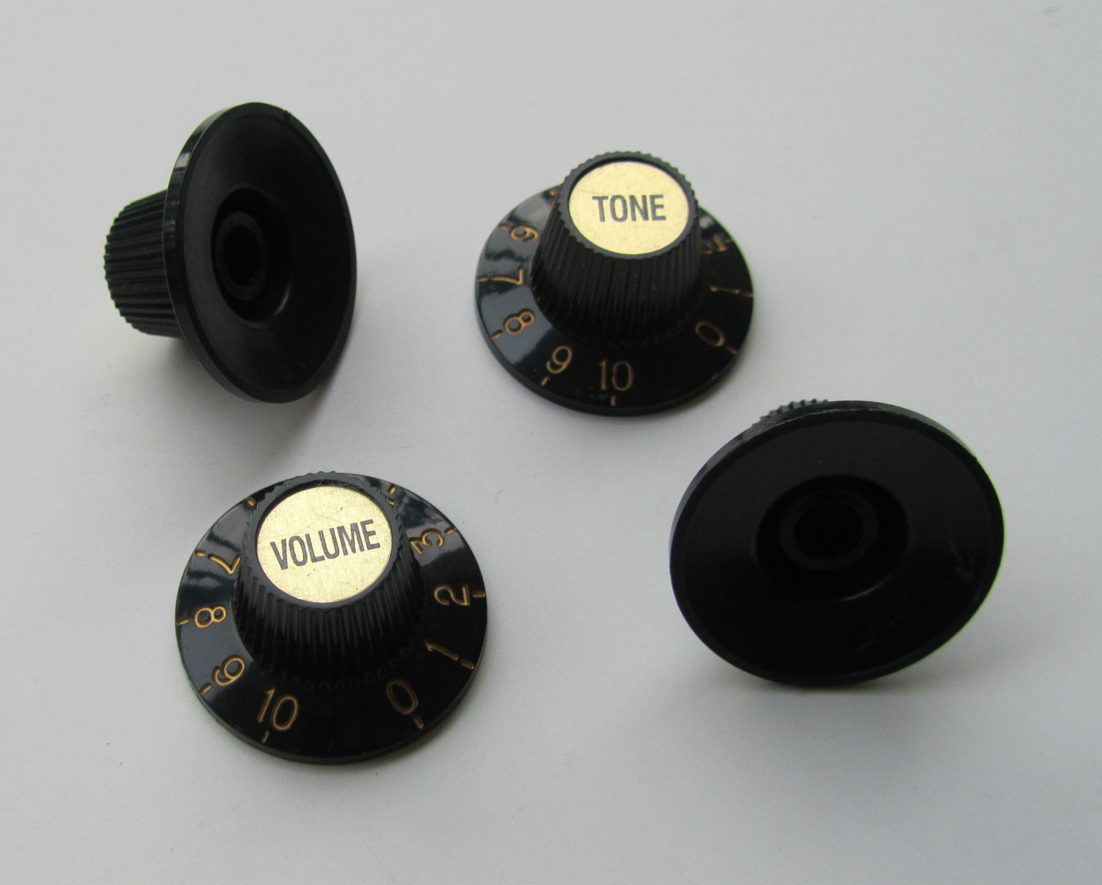 Black W/ Gold Witch Hat Knobs Guitar Knobs for LP Epiphone SG | eBay