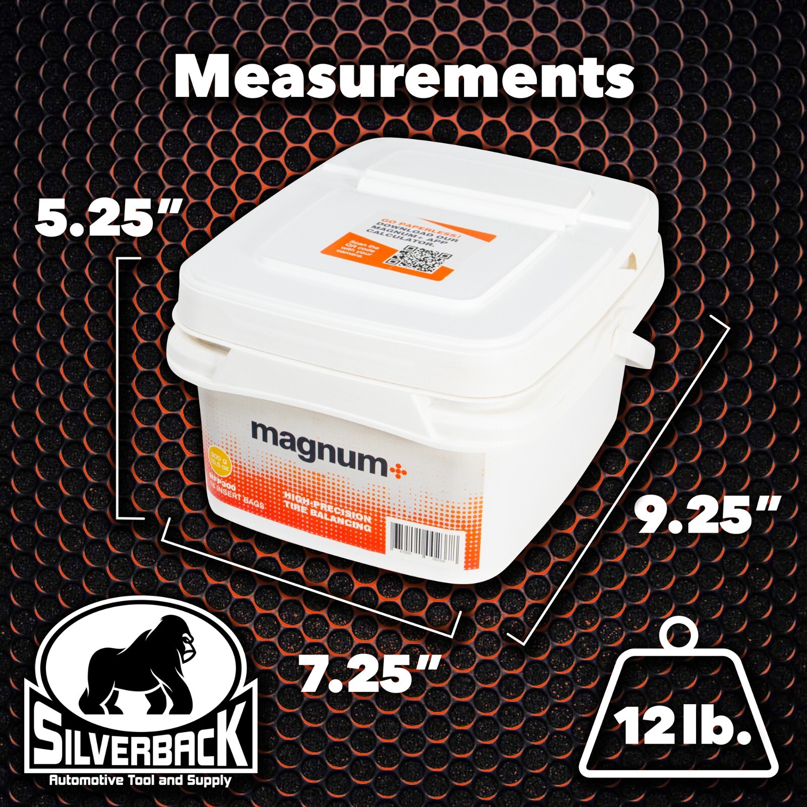 Silverback Automotive EZ-Bucket Magnum Fleet Tub with Balancing Beads ...