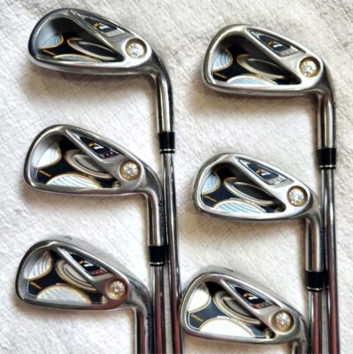 TaylorMade R7 Draw 4,5,6,7,8,9 Regular Flex Shaft Golf Clubs Iron Set ...