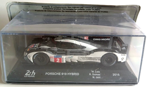 DIE CAST Porsche 919 Hybrid - 2016 - 24 H Le Mans - Scale 1/43 [#52] | eBay