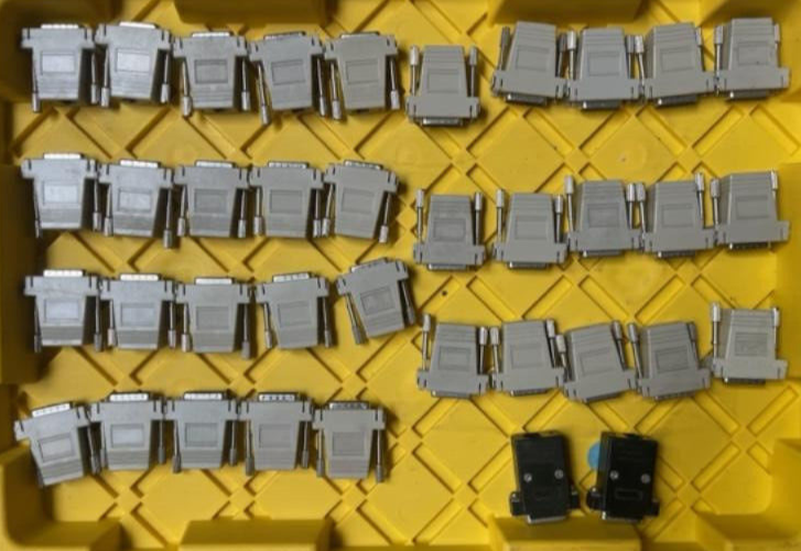 37pc RJ45 Female to DB15 Serial Female Network Cable Converter Extender ...