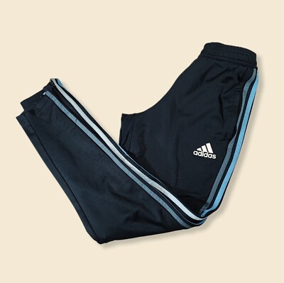 Mens Adidas Navy & Light Blue Joggers Trackies Size Small | eBay UK