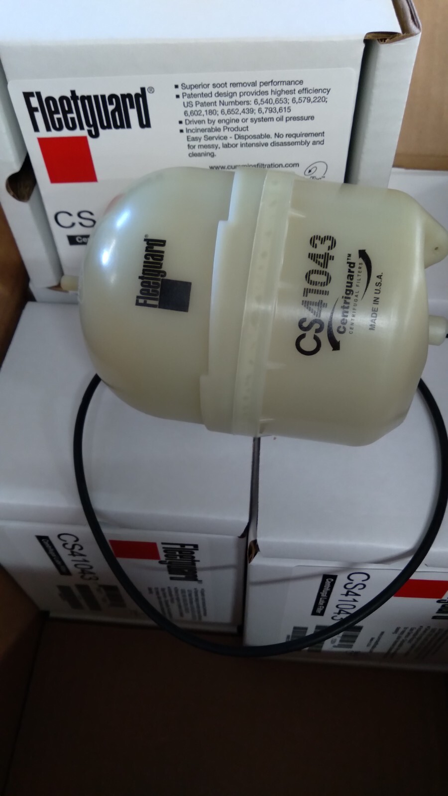 Fleetguard Centrifugal Lube Oil Filter CS41043 for sale online | eBay