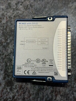 National Instruments NI 9403 CDAQ 32ch TTL Digital I/O with DSUB | eBay