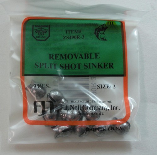 Dolphin ZS490R-3 Removeable Split Shot Size 3 9ct | eBay UK