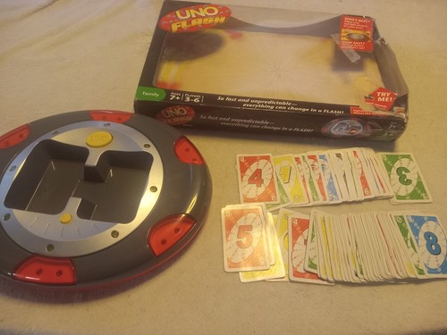 UNO Flash Electronic Card Game Mattel 2009 Cards Complete No Manual | eBay
