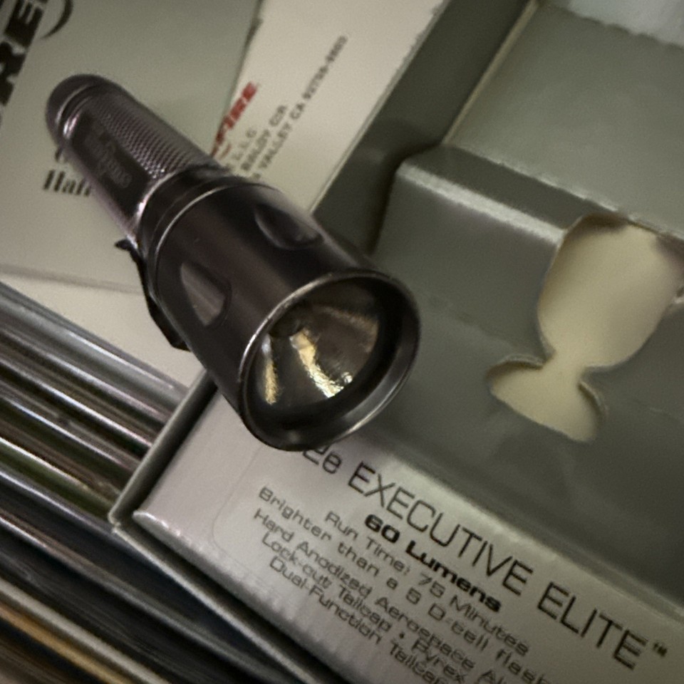 Surefire E2E Executive Elite In Box With Papers E2E-HA Hard Anodized | eBay