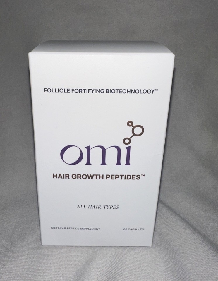OMI Hair Growth Peptides 60 Capsules Follicle Fortifying Biotechnology ...