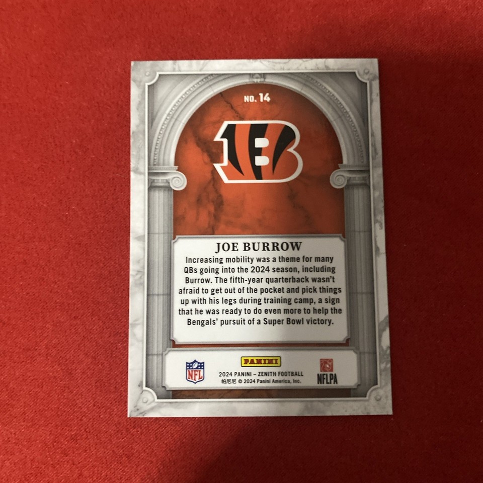 2024 Panini Zenith - Z Marquee Joe Burrow #14 | eBay