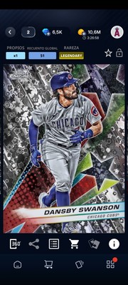 2024 TOPPS BUNT MEGAPACK24 COSMIC CHROME STARFRACTOR LEGENDARY DANSBY ...