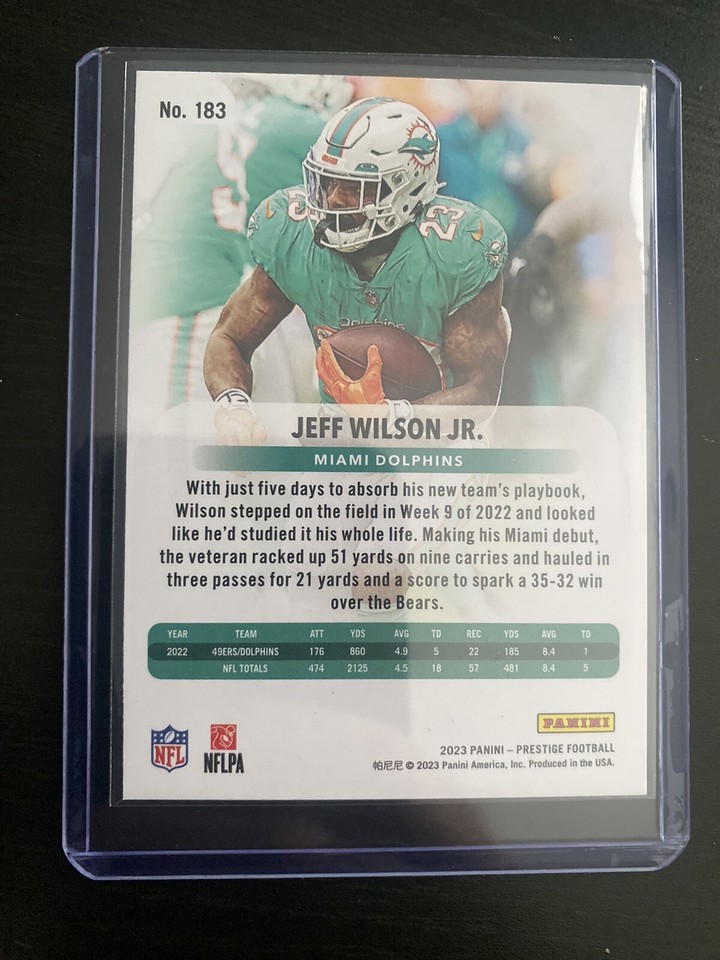 2023 Panini Prestige - #183 Jeff Wilson Jr. | eBay