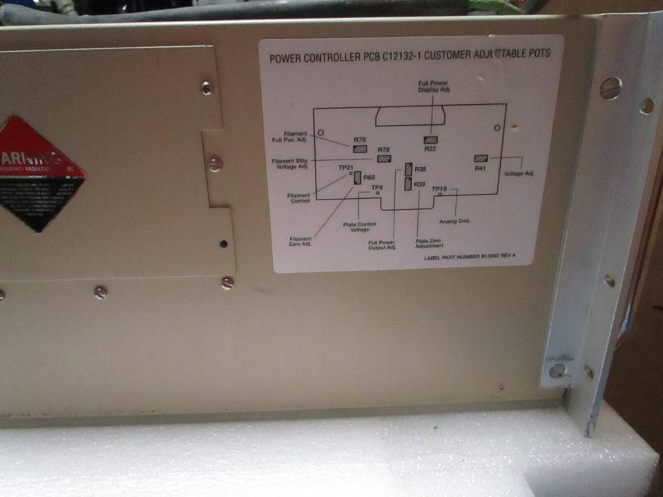 ASTEX GERLING GASONICS 16474-01 MICROWAVE POWER SOURCE GENERATOR 94 ...