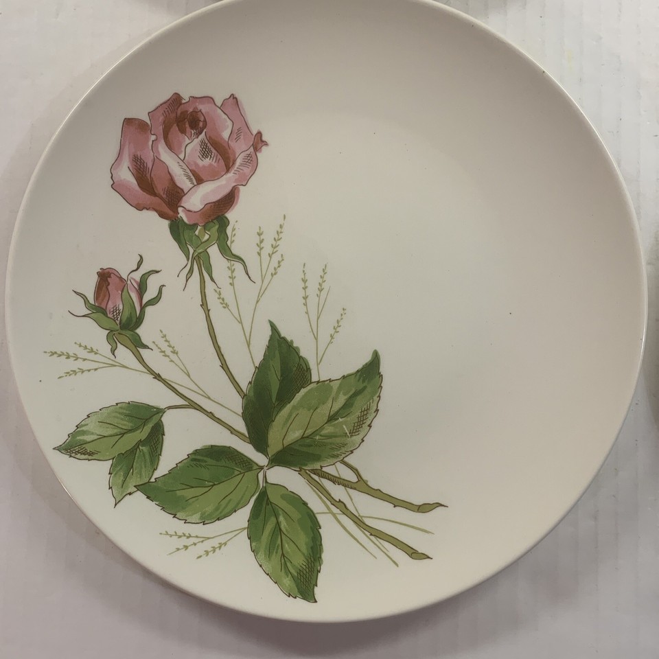 4 Tea Rose Dinner Plate Knowles X-2240-0 10-1/4” | eBay