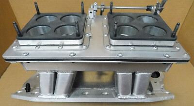 CFE Fabricated Tunnel Ram, SB Chevy W/!0* CFE Raised Runner GM Heads, 8 ...