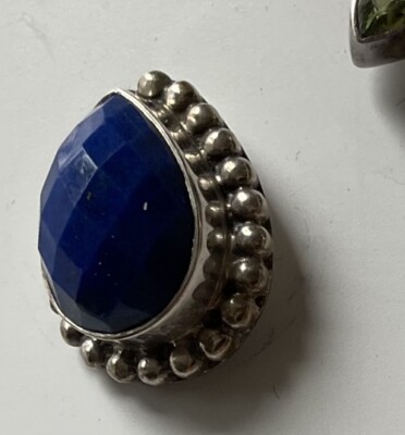 Nicky Butler Vintage Sterling Silver Handcrafted Signed India Lapis ...