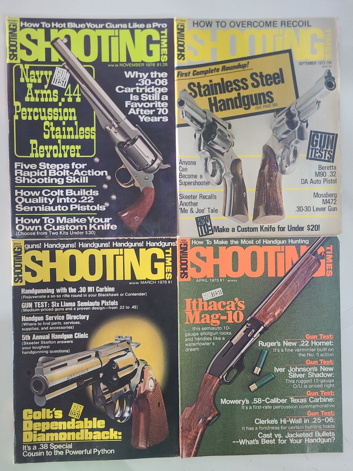 Lot of 12 Vintage 1970s SHOOTING TIMES Magazines | eBay