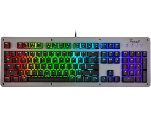 Rosewill NEON K52 RGB Waterproof Membrane Mechanical Gaming Keyboard ...