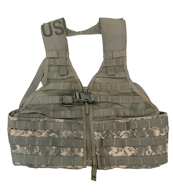 USGI MOLLE II ACU FLC Tactical Vest Harness–Military Issue Fighting ...