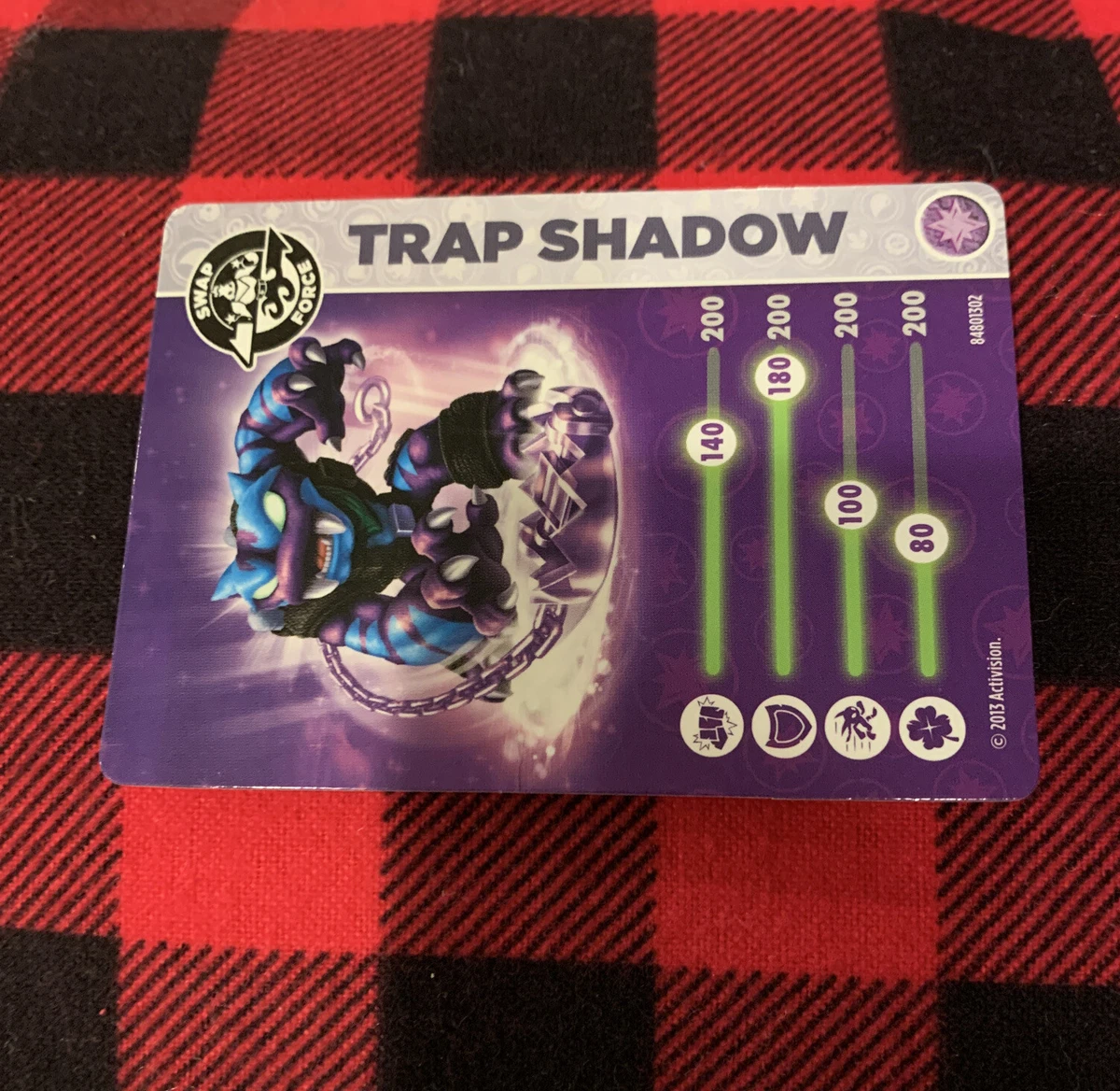 Skylanders Swap Force Trap Shadow Card