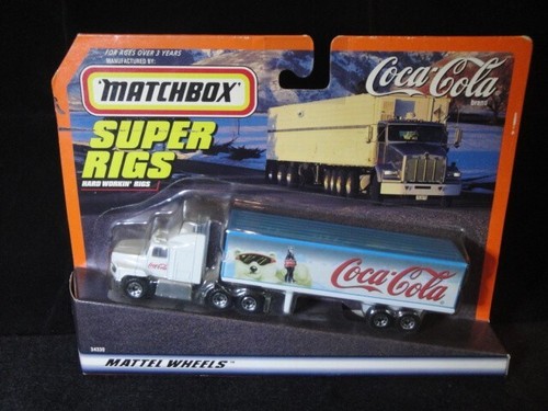 Vintage Matchbox Super Rigs Coke Semi Truck 1998 Mattel Wheels Polar ...